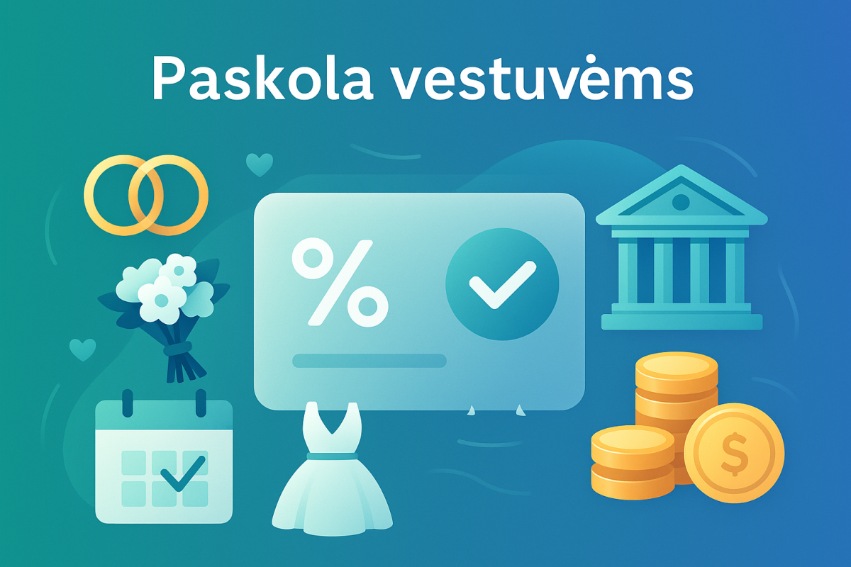 Paskola vestuvėms | Visikreditai.lt
